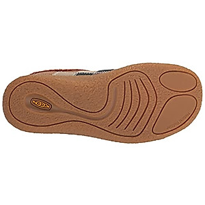 KEEN Women's Howser Harvest Casual Comfortable Leather Slip On Mule, Patchwork, 10.5