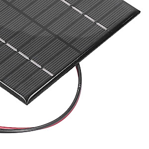 Polysilicon Solar Panel 2W 12V Windproof High Conversion Efficiency Solar Panel Charger for for Solar Water Pumps, Solar Lawn Lights