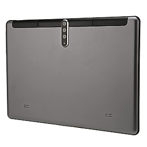 Phone Tablet, Tablet 5MP Rear 2MP Front Camera WiFi 100‑240V 10.1 Screen 2 SIM Card for Home (US Plug)