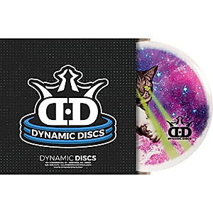 Dynamic Discs DyeMax Laser Kitty Disc Golf, Frisbee Discs Golf Drivers, 170g+, Stamp Colors Will Vary, Fuzion Captain