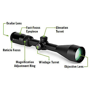 Vortex Optics Crossfire 2 3-9x50mm Riflescope with Deadhold BDC Reticle