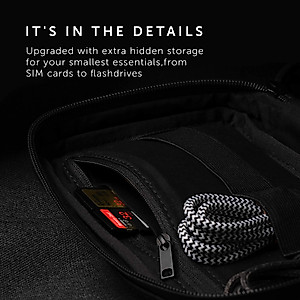 Native Union Stow Organizer – Premium Travel Tech Kit Crafted with Durable Canvas – Keep Essentials Organized with Flexible Storage & Quick-Access Pocket for Cables, Chargers, SIM Card & More (Indigo)