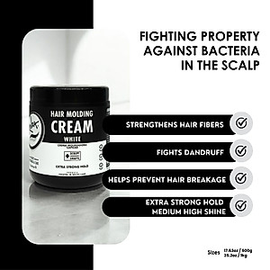 Rolda White Molding Cream Anti Dandruff 17.6oz