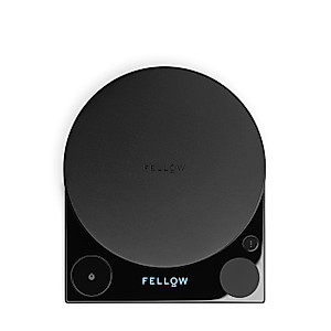 Fellow Tally Pro Studio Digital Coffee Scale - Precision Scale with Glass Top - Digital Kitchen Scale for Coffee & Small Goods up to 5 lbs - Measures in g, oz, lbs, & mm - Matte Black