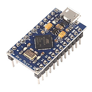ACEIRMC Pro Micro for Atmega32U4 5V 16MHz Bootloadered IDE Micro USB Pro Micro Development Board Microcontroller Compatible for Pro Micro Serial Connection with arduino Pin Header (3pcs)