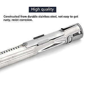 Hongso 18" Burner Tubes Kit Set Replacement for Weber Spirit 200 Series, Spirit E-210 E-220, Spirit S-210 S-220 Gas Grills with Up Front Controls (2013 and Newer) Weber 46100001 69785 SBI785