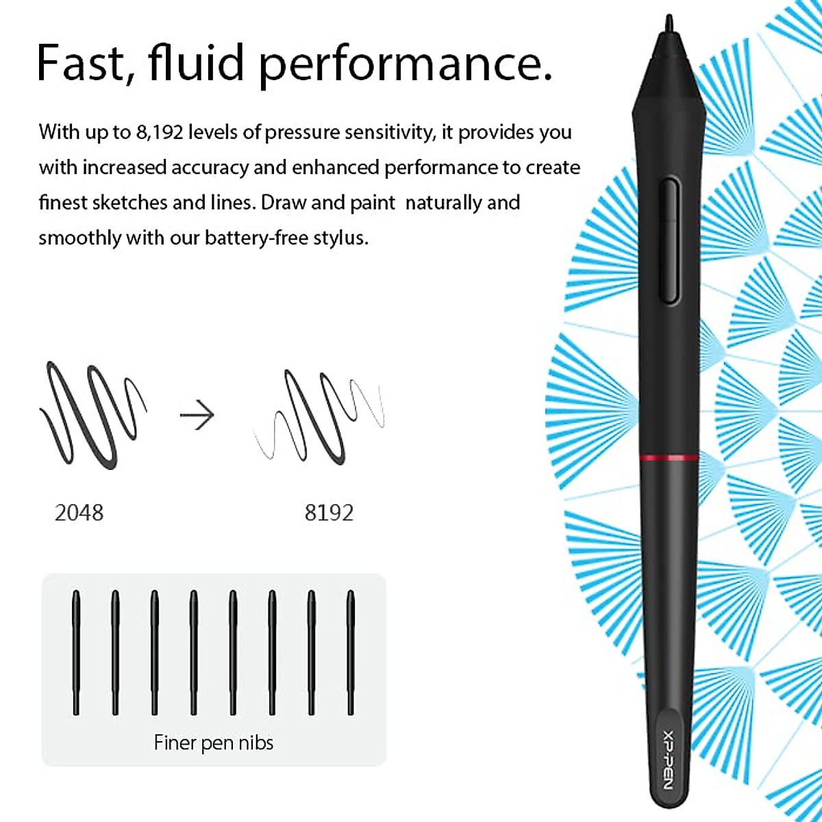 Artist 12 Pro 11.6 Inches Graphics Tablet Drawing Tablet Monitor Display Animation Digital Art with Tilt 8192 Pressure