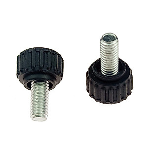 20-Piece M6 Thumbscrews Threaded Knurled Thumbscrew Grip Knobs Thumb Screw for Machinery Latche with Storage Case (M6 x10)¡­