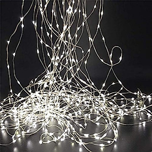 Fairy String Lights, Light Fixture Curtain String Ligh Christmas Light String Decorative Lamp, 8 Modes for Home Garden