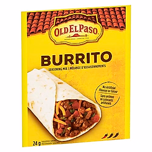 Old El Paso, Burrito Seasoning Mix, 24g/0.8oz., {Imported from Canada}