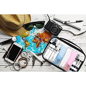 YICTEK Travel Size Bottles Kit for Toiletries, TSA Approved Silicone Travel Shampoo And Conditioner Bottles Set Leak Proof Squeezable Travel Accessories for Toilietries