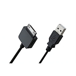 Replacement USB Sync Data Transfer Charging Cable Copper Wire Charger Cord Compatible with Microsoft Zune Zune2 ZuneHD MP3 MP4 Player (3.3ft/Black)
