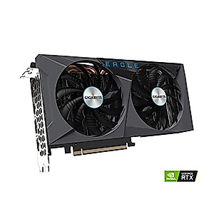 Gigabyte GeForce RTX 3060 Ti Eagle OC 8G (REV2.0) Graphics Card, 2X WINDFORCE Fans, LHR, 8GB 256-bit GDDR6, GV-N306TEAGLE OC-8GD REV2.0 Video Card