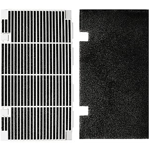Seven Sparta RV A/C Ducted Air Grille Compatible with Dometic 3104928.019 with 2 Filters, Duo-Therm Pad Replacement Air Conditioner Vent cover, RV Interior Parts & Accessories 14.1" x 7.7" Polar White
