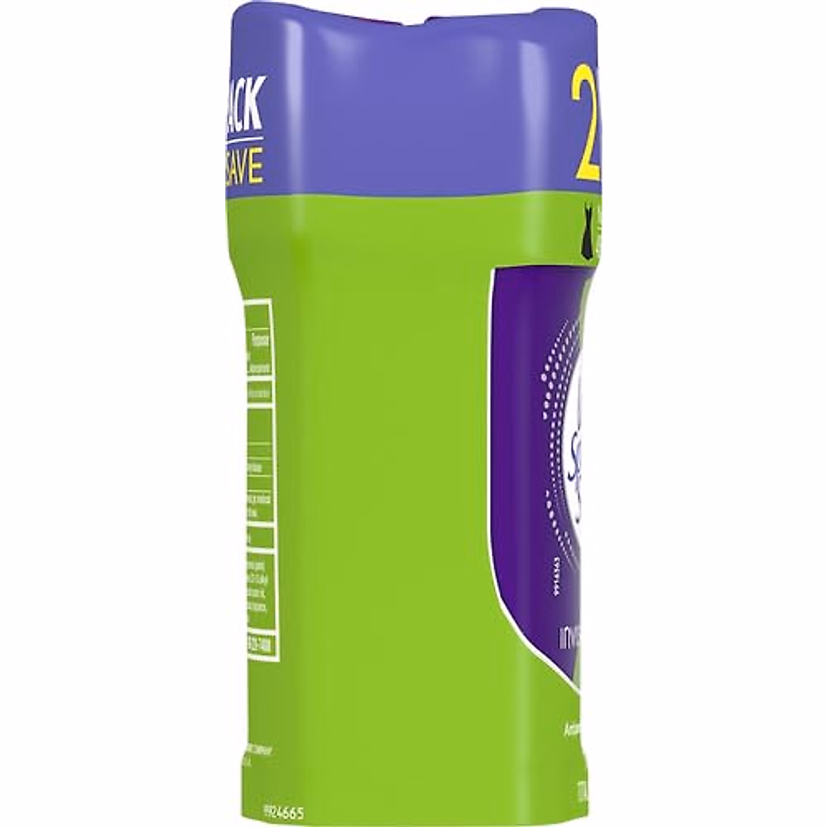 Lady Speed Stick Antiperspirant, Invisible Dry Powder Fresh, Twin, 2.3 Oz, Pack of 2