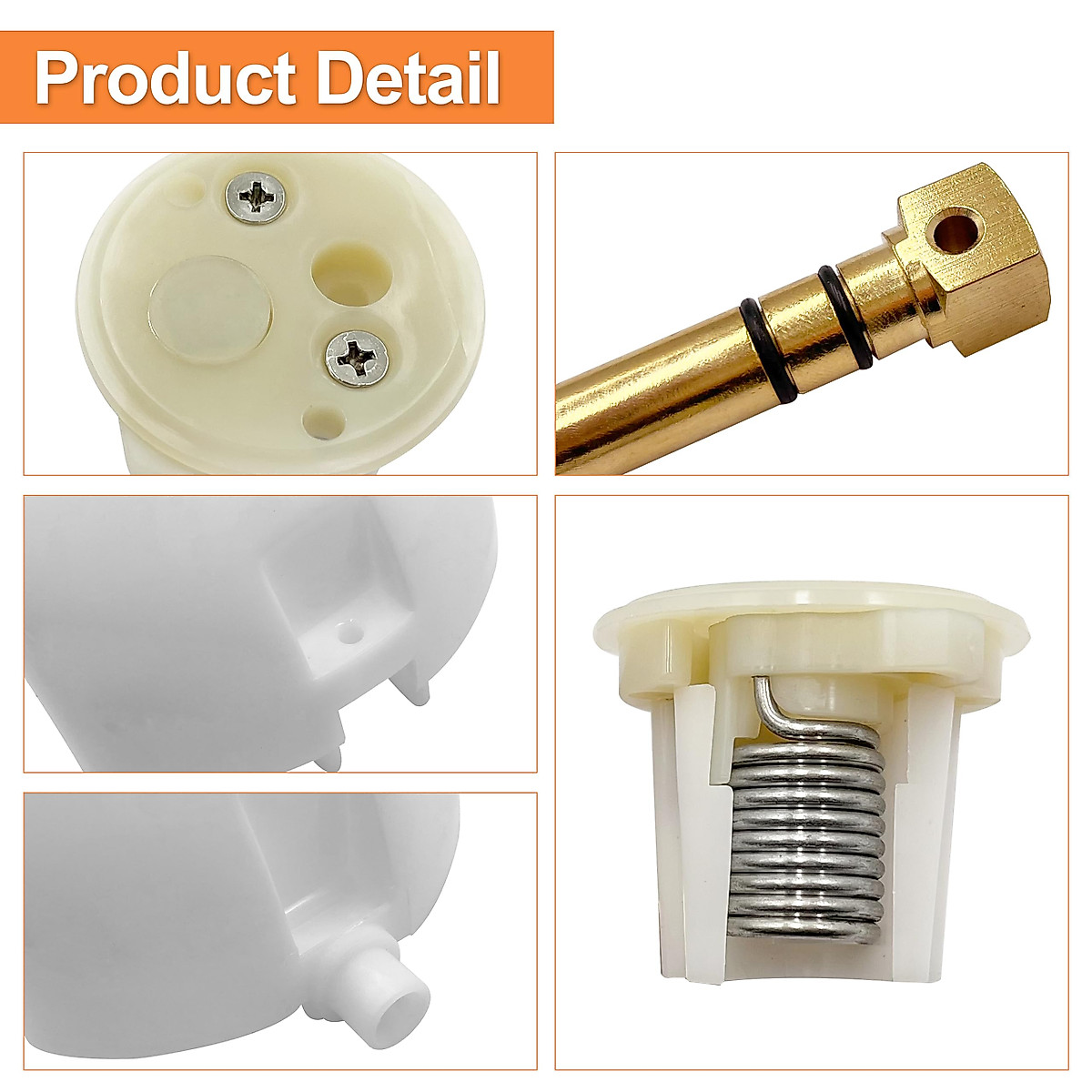 NipponAsia 385318162 Ball and Shaft Kit,Compatible with All Foot Flush Sealand/Dometic Marine Toilets