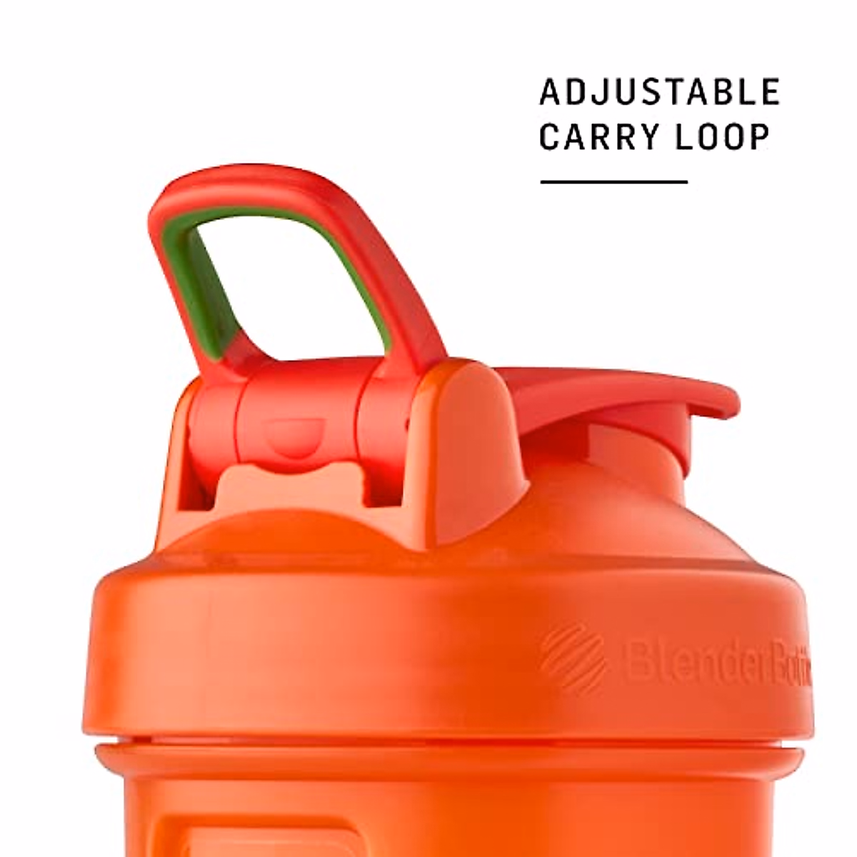 BlenderBottle Just for Fun Motivational Classic V2 Shaker Bottle Perfect for Protein Shakes and Pre Workout, 28-Ounce, Donut Ever Give Up,Pink