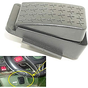 AUXPhome 6volt 12volt Kids Electric Cars Accelerator Foot Pedal Reset Control Switch for Universal Kids Ride On Cars,Electric Battery Remote Tractor Quad Toy Black 2-pin Socket