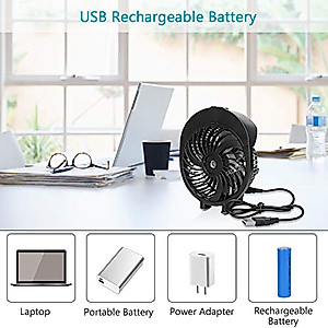 PEYOU Handheld Misting Fan, Portable Mister Fan with 55ml Large Water Tank, USB Rechargeable Mist Fan, Battery Operated Spray Water Fan, 180° Foldable, 3 Speeds, Personal Fan for Travel, Outdoors