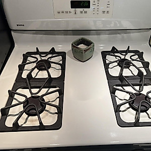 Upgraded W10447925 Grates for Kenmore Stove Parts Burner Grate Whirlpool Maytag Range Parts Stove Top Grate Replacement Amana Inglis Kirkland Cooktop Parts Matte Cast Iron Surface Burner Grate 1 Pack