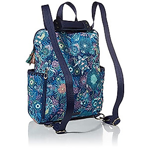 Sakroots womens Eco-twill Loyola Convertible Backpack, Royal Blue Seascape, One Size US