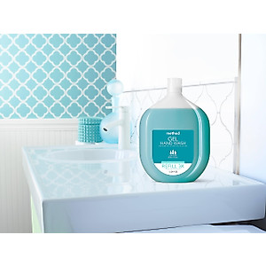 Method Gel Hand Soap Refill, Pink Grapefruit, Waterfall, 34 Fl Oz each, 2 CT (Variety Pack)