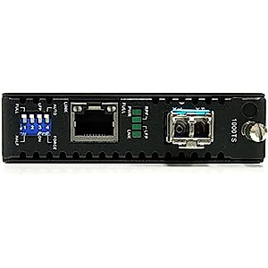StarTech.com Multimode (MM) LC Fiber Media Converter for 1Gbe Network - 550m Range - Gigabit Ethernet - 850nm - with SFP Transceiver , TAA (ET91000LC2)