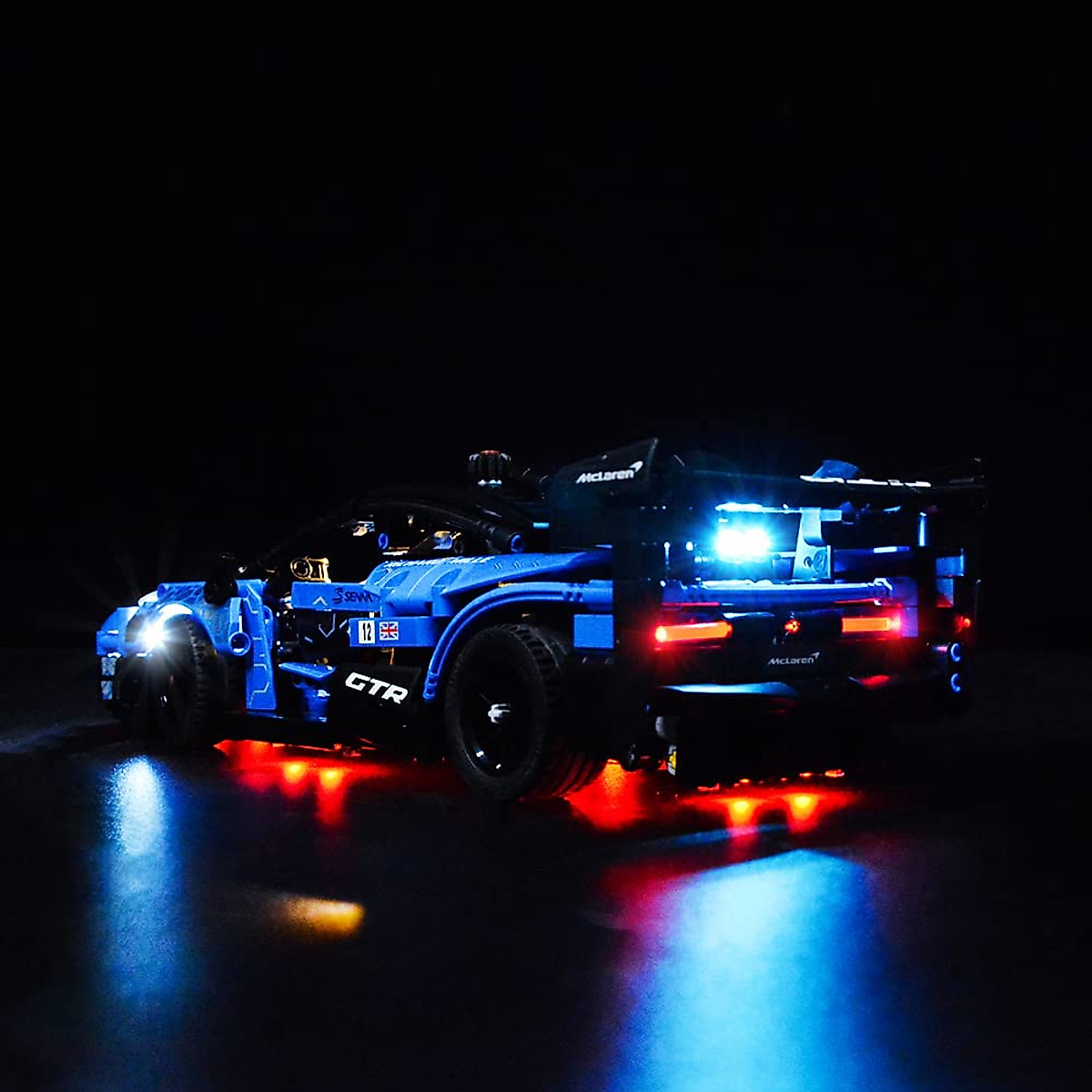 Kyglaring Led Light kit Only - Light Set Designed for Lego 42123 Creator Expet McLaren Senna GTR Toy Car Model Building Set- NOT Included Lego Model (Standard Version)