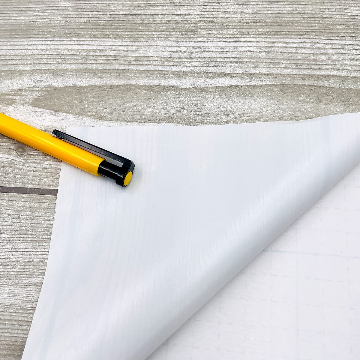 SimpleLife4U Grey Wood Grain Furniture Paper for Countertop Self-Adhesive Shelf Liner Door Sticker 17.7 Inch by 9.8 Feet