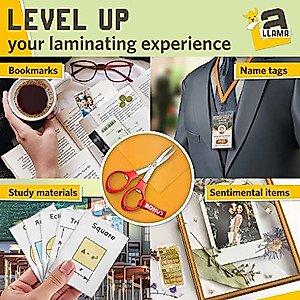 Thermal Laminating Pouches, Matte Finish, 2.6 x 3.9 Inches, 5 Mil Thick, 50 Pack of Business Card Laminating Pouches, Suited for Laminating Sheets Business Card Size 2 x 3.5