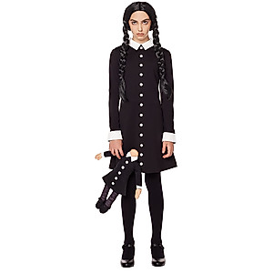 Spirit Halloween Kids Wednesday Addams Costume - L