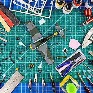 Mandala Crafts Model Tool Kit - Premium 33 PCs Hobby Building Tool Hardware Basic Set with Hobby Clippers Model Tweezers for Plastic Model Car Dollhouse