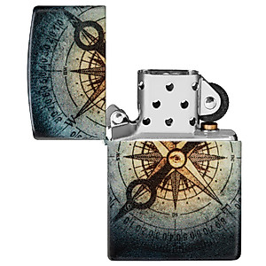 Zippo Compass Ghost Design 540 Glow in The Dark Pocket Lighter