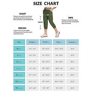 BALEAF Women's Lightweight Capris Joggers Running Hiking Shorts Quick Dry Sun Protection Pockets Blue Medium