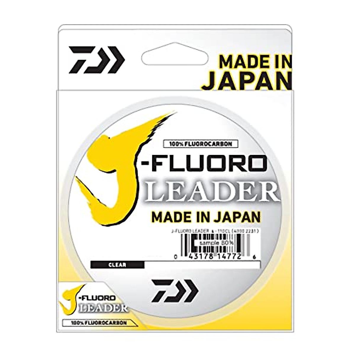Daiwa J-Fluoro FLUOROCARBON Leader W/Parallel SPOOLING Band