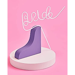 xo, Fetti Bachelorette Party XL White Bride Straw | Bridal Shower Party Decorations | Bride to Be Gift