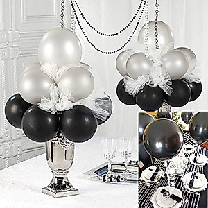 Black Balloons,100-Pack, 12-Inch, Latex Balloons (100)