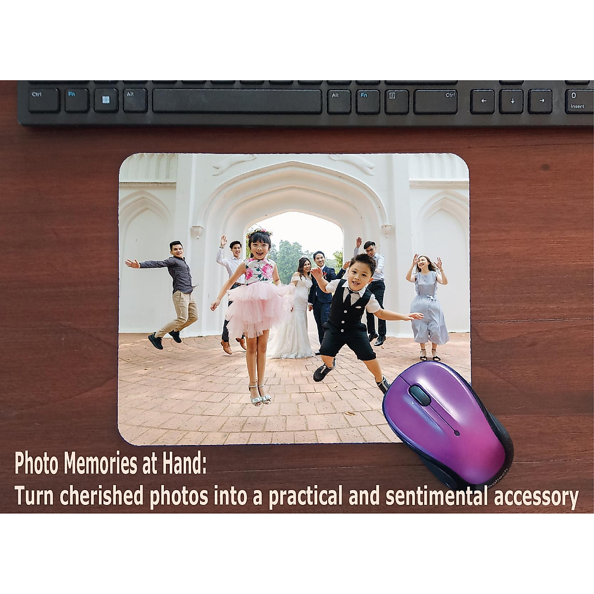 Personalized Mouse Pad - Add Pictures, Text, Logo or Art Design and Make Your Own Customized Mousepad. Each Custom Mouse Mat Comes in a Colorful Gift Bag. Personalized Your Gaming Mousepad