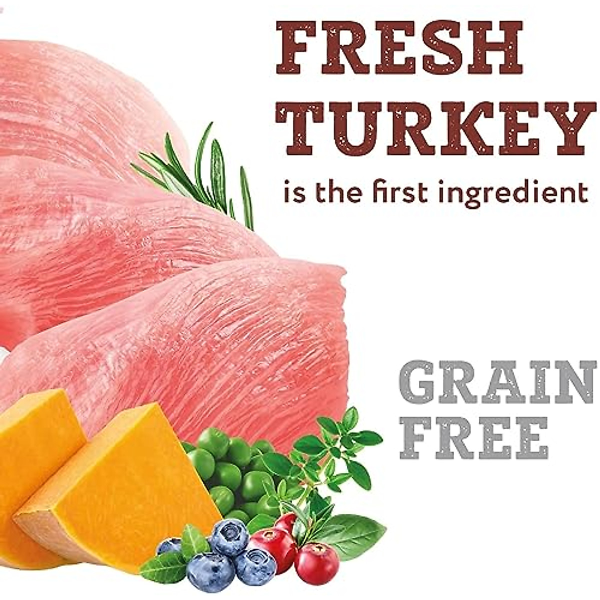 OPtimeal Grain Free Cat Food - Proudly Ukrainian - Healthy Cat Food Dry Recipe for Gut Health, Tasty Dry Cat Food with Immunity Support for Adult Cats (3.3 lbs, Turkey & Veggies)