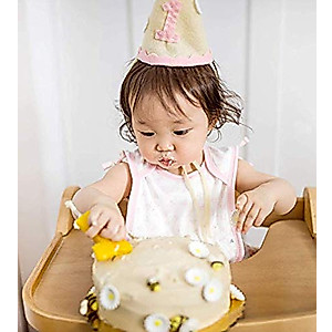 Burt's Bees Baby Bibs, 5-Pack Lap-Shoulder Drool Cloths, 100% Organic Cotton with Absorbent Terry Towel Backing (Watercolor Daylily)