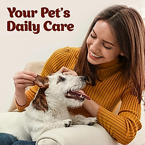 Hemp Calming Chews for Dogs 120 pcs - Dog Anxiety Relief with Melatonin, Hemp Oil, Valerian Root - Soft Dog Calming Chews During Separation - Calming Dog Treats for Thunder, Fireworks, Grooming & Car