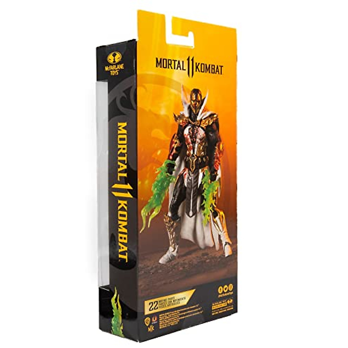 McFarlane Toys Mortal Kombat Malefik Spawn Bloody Disciple 7" Action Figure with Accessories