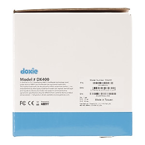 Doxie Pro DX400 - Wired Document Scanner and Receipt Scanner for Home and Office. The Best Desktop Scanner, Small Scanner, Compact Scanner, Duplex Scanner (Two Sided Scanner), for Windows and Mac