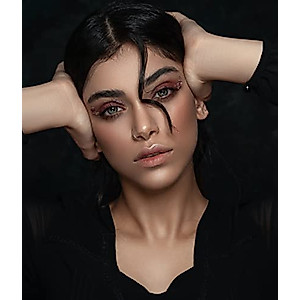 SkullParty Zifoan 5 pairs Nose Rings Hoop 20 Gauge Non Piercing Stainless Steel Clip-on Fake Nose Ring Body Jewelry (10PCS Inner Diameter: 5/16 (8mm))