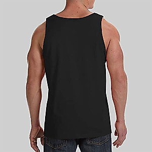 Kousaka Men's Yujiro Hanm-A Baki Lightweight Tank Top, Black, Medium