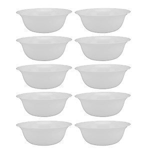 Plastic Wash Basin,10pcs Beauty Salon Spa Kitchen Wash Basin Washbasin Professional Plastic Face Hand Skin Care Wash Basin for Towel Soaking for Women Man