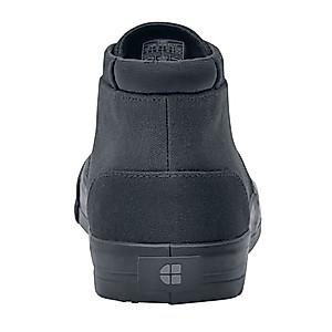 Shoes for Crews Cabbie II, Men's, Women's, Unisex Slip Resistant, Food Service Work Shoes, Black, Men's Size 10/ Women's Size 11.5