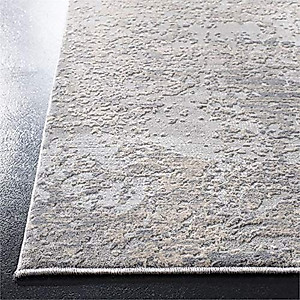 SAFAVIEH Invista Collection Area Rug - 9' x 12', Grey & Cream, Modern Abstract Design, Non-Shedding & Easy Care, Ideal for High Traffic Areas in Living Room, Bedroom (INV434F)