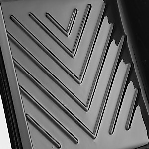 Bates- Paint Tray Liner, 4 Inch, 12 Pack, Black Paint Pans Trays, Plastic Paint Tray, Disposable Paint Tray, Paint Roller Tray, Paint Trays for Painting Walls, Roller Tray Liners, Paint Pan Liners