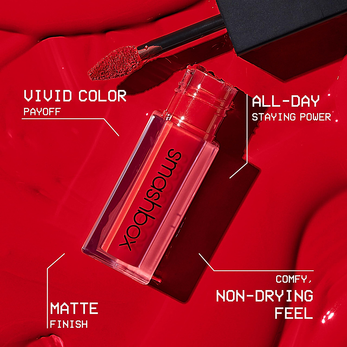 Smashbox Always On Longwear Matte Liquid Lipstick| Long Lasting, Waterproof + Non-Drying, Bawse